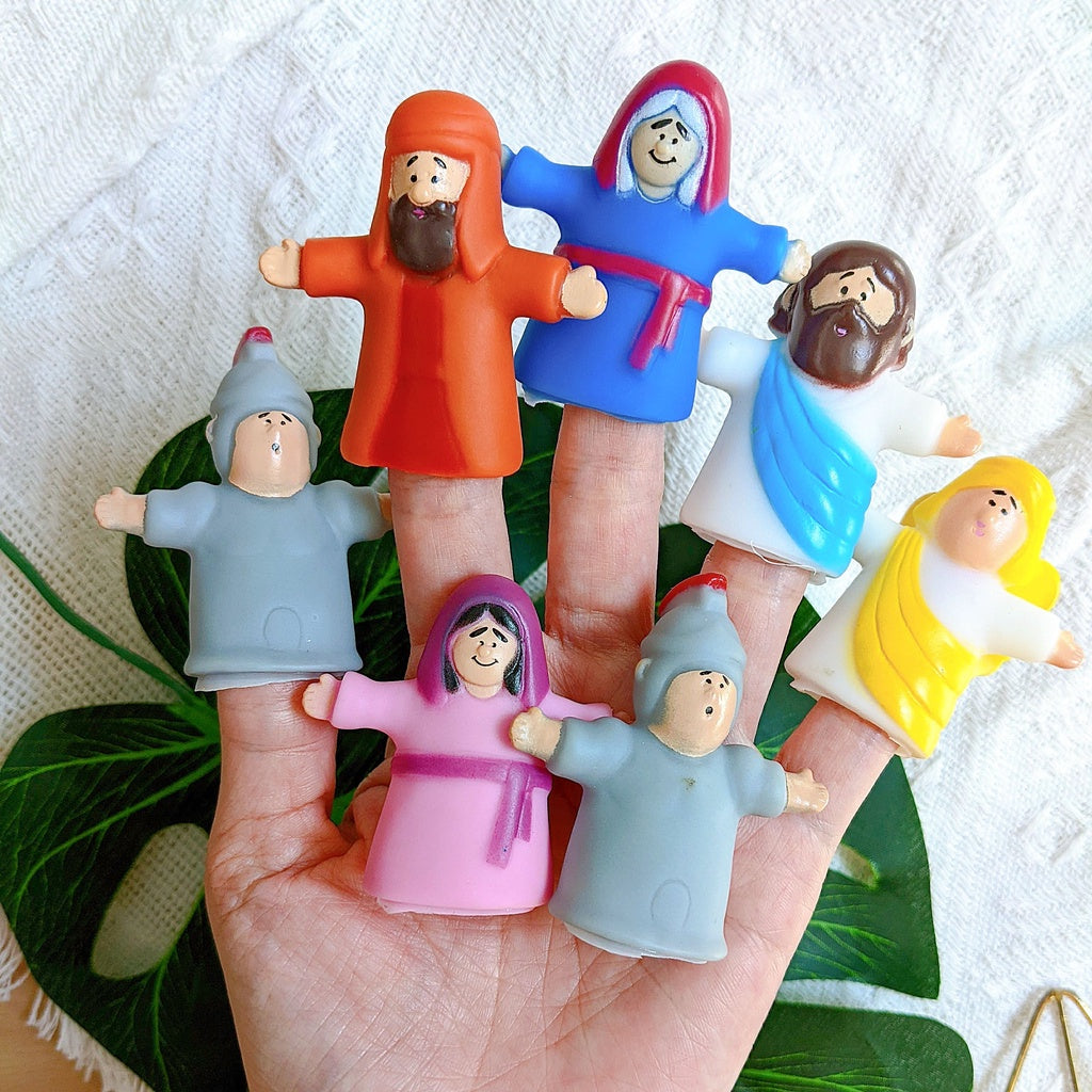 Bible Character Finger Puppets – Little Bible Box