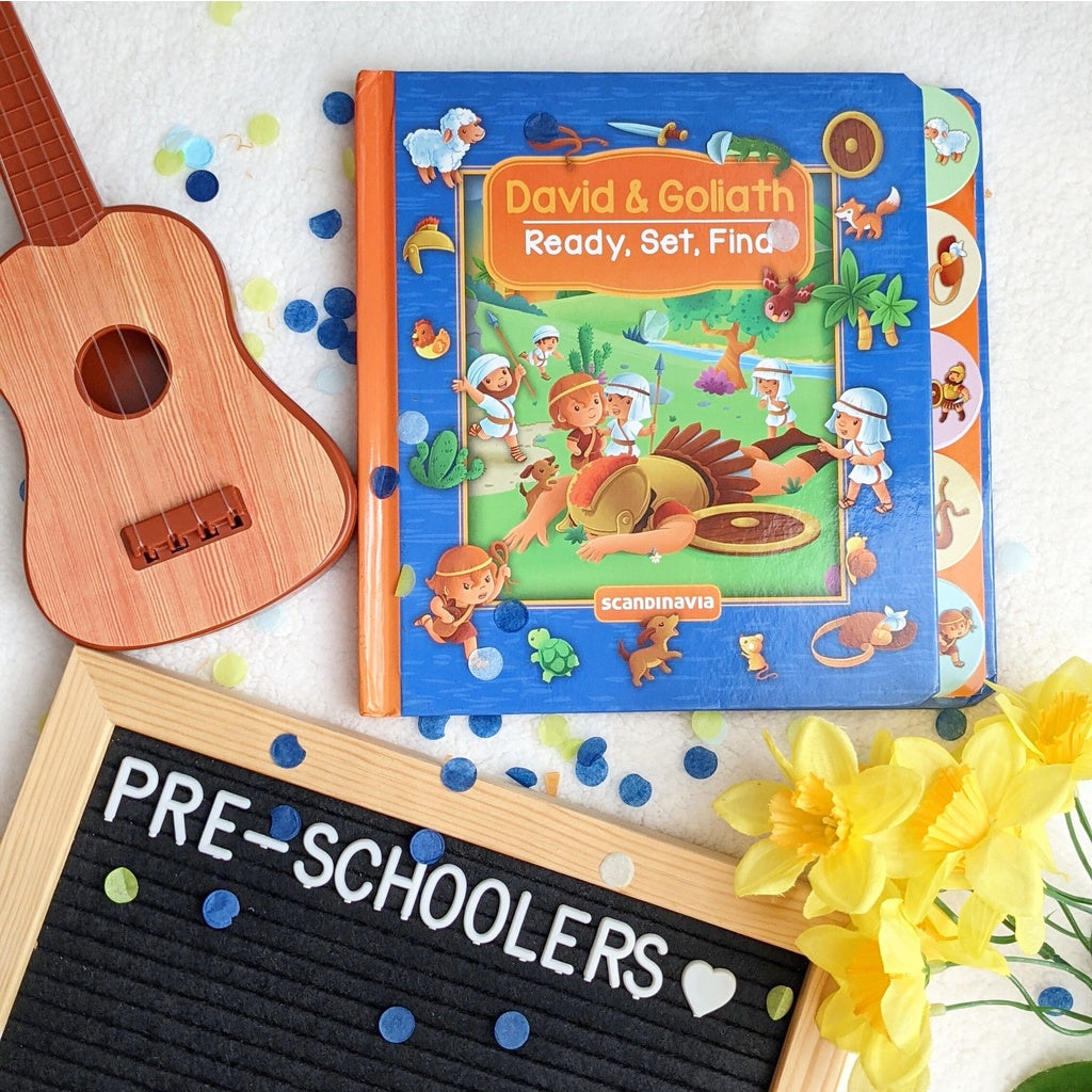 Ready Set Find - David and Goliath – Little Bible Box